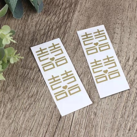 Buy Personalized 3d Logo Uv Gold Transfer Vinyl Decal Label Sticker Rub ...