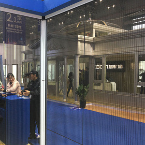 Buy Pleated Mesh Folding Fly Screen Platform Screen Door Fireproof ...