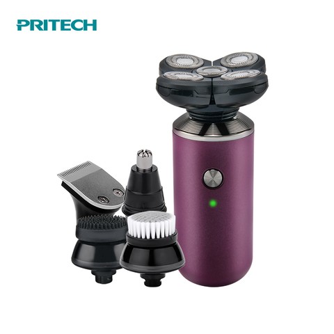 Buy Pritech 4d Ipx6 Waterproof Shaving Machine 5 In 1 Usb Rechargeable ...