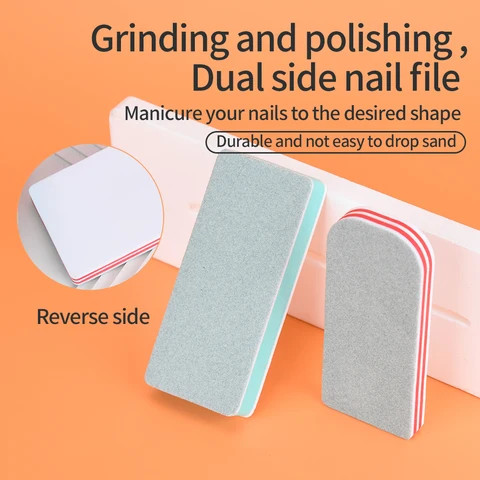Buy Professional 2-way Fingernail Buffer Block Double Sided Sanding ...