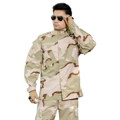 Buy Red Three Color Desert Camo Color Acu Uniform Tactical Sports from ...
