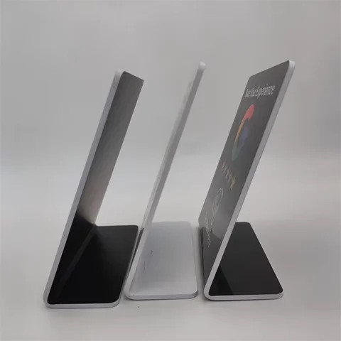 Buy Restaurant Nfc Menu Display Transparent Acrylic Stand Card 13.56mhz ...