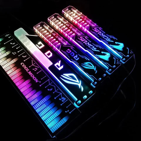 Buy Rgb Gaming Decorative Pc Desktop Computer Accessories 25cm Gpu ...