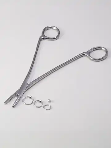 Buy Septum Forceps Clamp Pliers For Nose Septum Piercing Forceps 6 ...