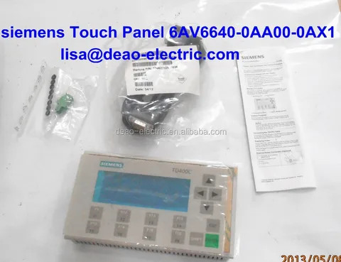 Buy Siemens Simatic Hmi 6av6640-0aa00-0ax1 Td400c Industry Text Display ...