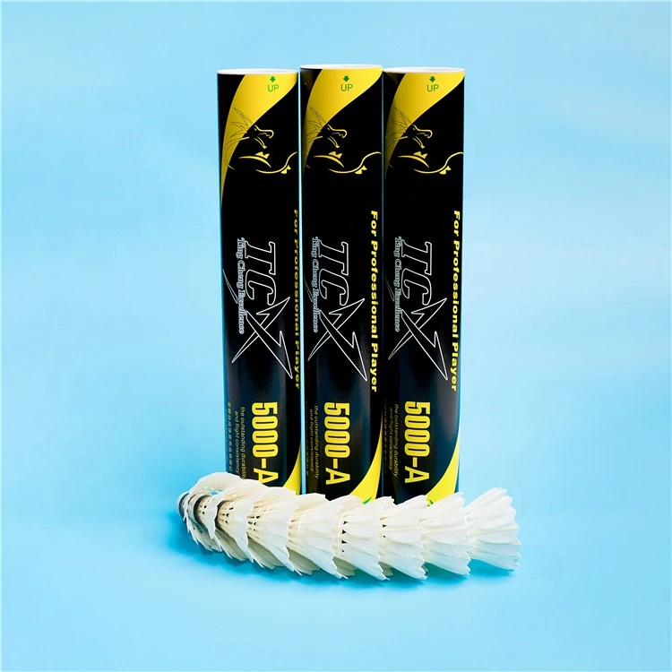 Buy Tcx 5000-a Series Duck Feather Badminton Feather Shuttlecocks Very ...