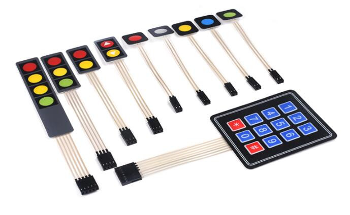 Buy Thin Film Matrix Control Keyboard 1/2/3/4/3*4/4*4 Mcu Extended ...
