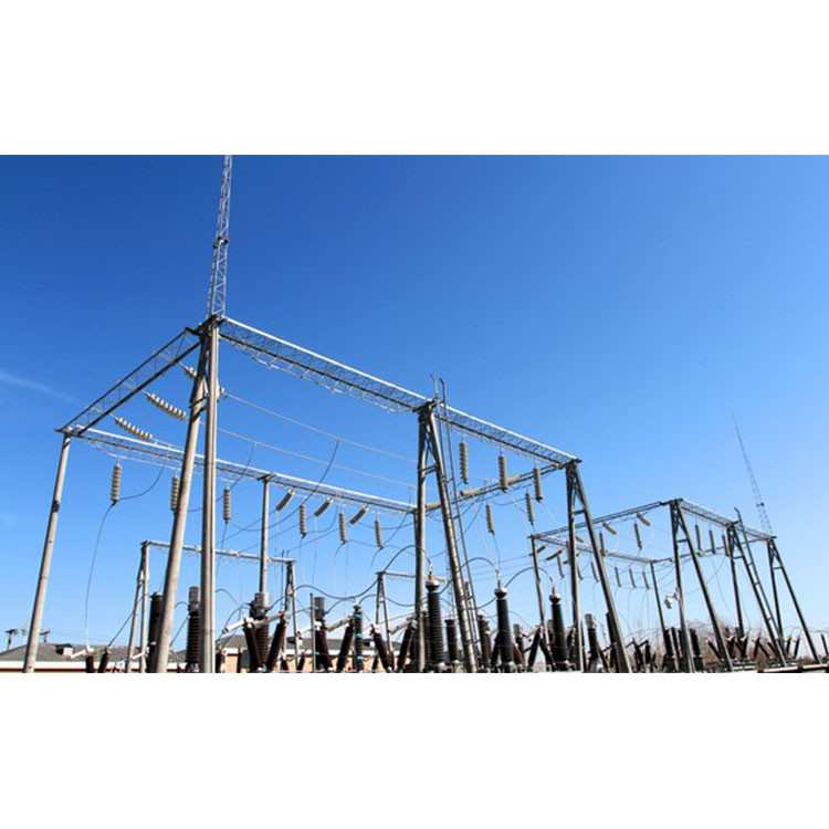 Buy Tubular Steel Structure Substation Steel Structures For Electrical ...
