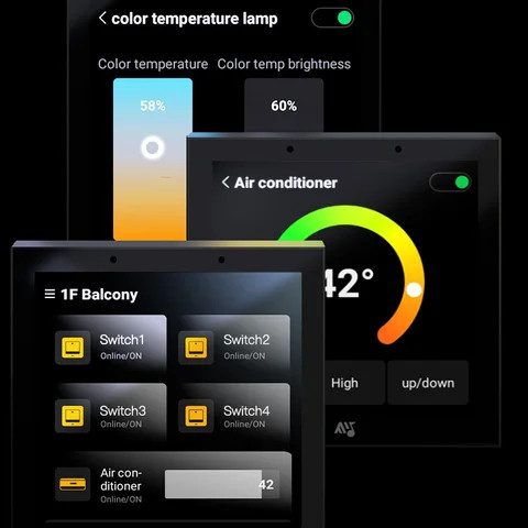 Buy Tuya Smart Home Multi-functional Touch Screen Wifi Zigbee Panel 4 ...