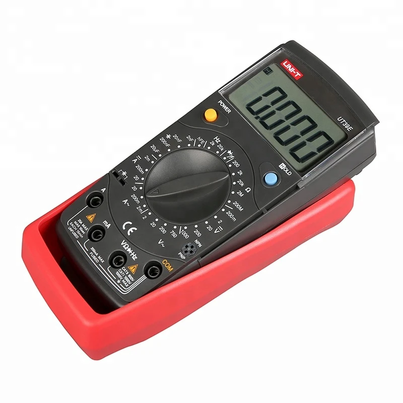 Buy Uni-t Ut39e Handheld Multimeter Ammeter Ohm Volt Meter Lcd Count ...