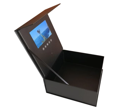Buy Upload Your Video Luxury Cardboard Box Packaging With Lcd Screen ...