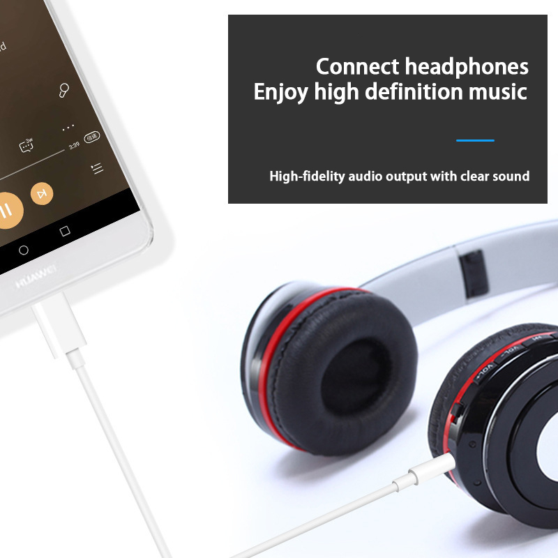 Buy Usb Type C Male Aux Audio Cable To 3.5mm Jack Male Earphone Speaker ...