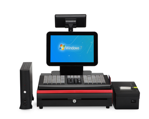 Buy Vfd Dual Screen Pos System All In One Windows/android Pos Machine ...