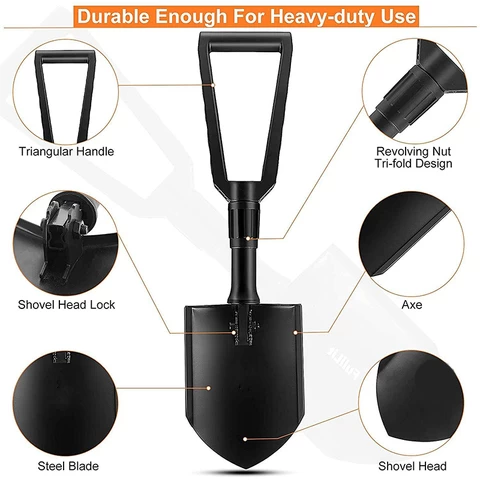 Buy Wilderness Survival Kit Multifunctional Shovel Fold Tactic Camping Kit Outdoor Survival ...