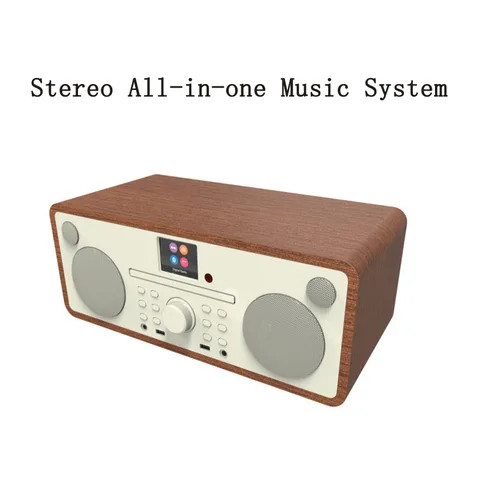 Buy Wood Cd Player 2.1ch Display Dab Bt Cd Player All-in-one Home Music ...
